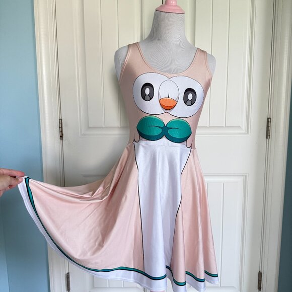 Living Dead Clothing | Dresses | Pokemon Rowlet Skater Dress | Poshmark